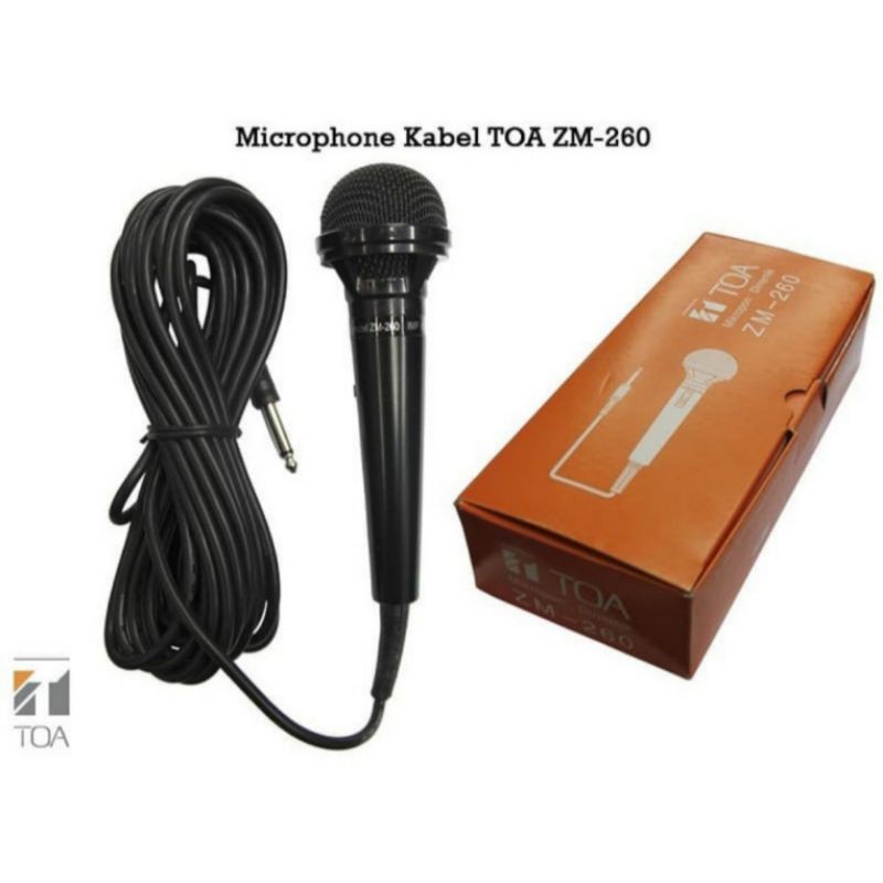 Jual MIC TOA ZM 260 ORIGINAL MICROPHONE GARANSI RESMI 1 TAHUN TOA | Shopee Indonesia