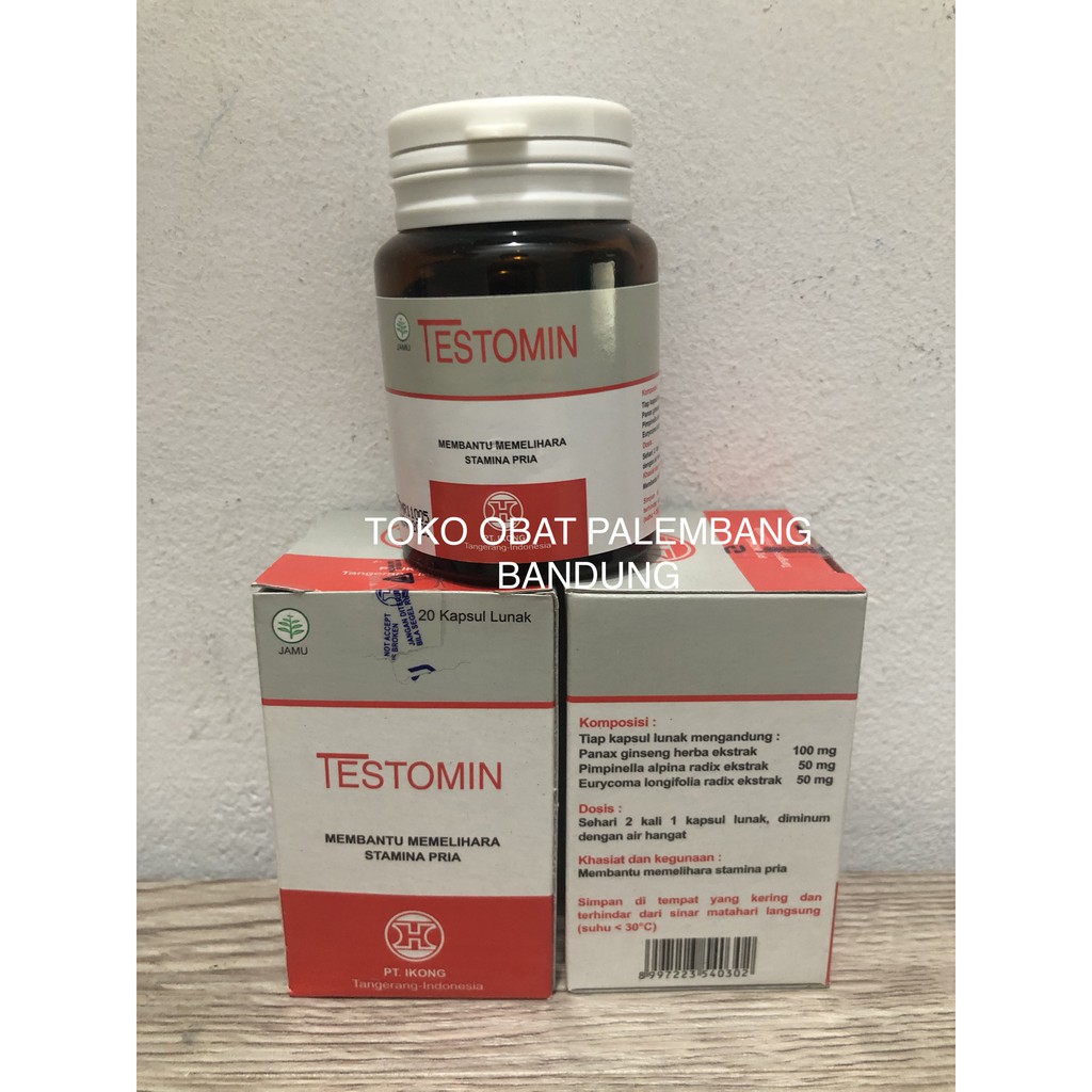 TESTOMIN H3 20 KAPSUL LUNAK STAMINA PRIA KESUBURAN PRIA vitalitas ...