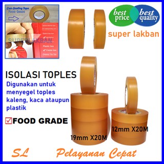 Isolasi Toples Kaleng Biskuit Can Sealing Tape Selotip Toples Food ...