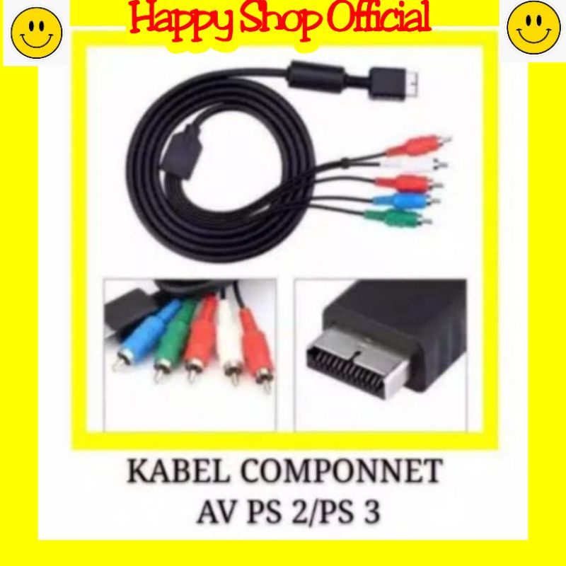Jual KABEL COMPONNET AV PS2/PS 3 ,HDMI BIASA,KABEL AV PS2 MURAH ...