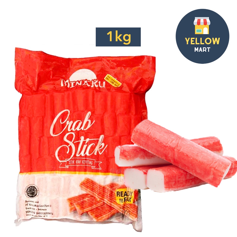 Jual Minaku Crab Stick Stik Kepiting 1 Kg (FROZEN FOOD BANDUNG ...