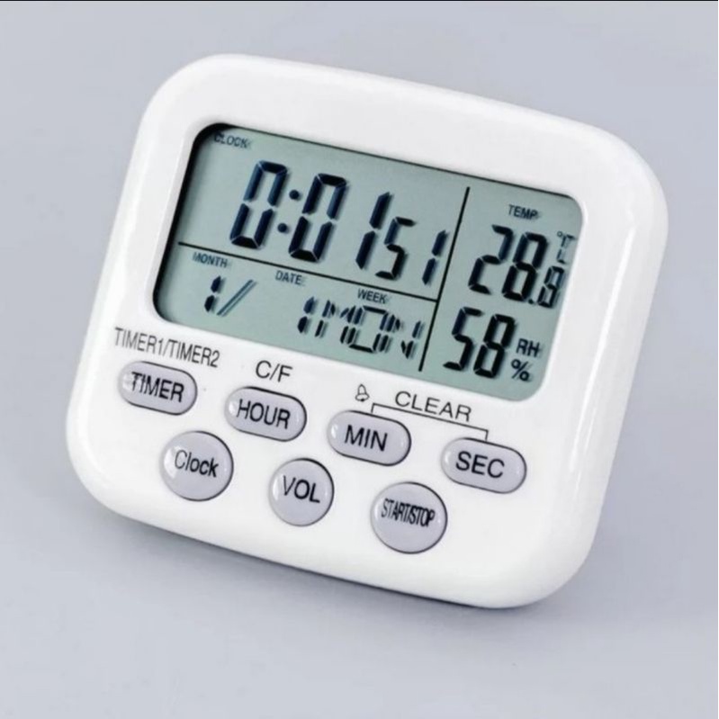 Jual Digital , 2 Timer , 2 Alarm , Suhu Jam Tanggal Hari Alarm Dapur ...