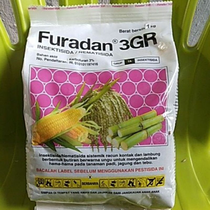 Jual Furadan 3GR 1KG Insektisida Nematisida Pengendali HamaTanaman ...
