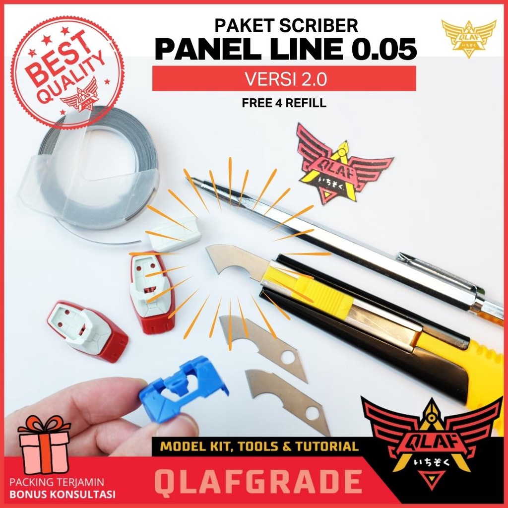 Jual PAKET SCRIBER PANEL LINE 0.05 PANEL LINING set v2 | Shopee Indonesia