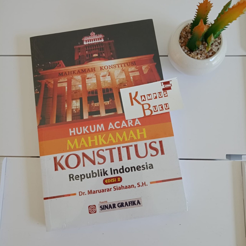 Jual Buku Hukum Acara Mahkamah Konstitusi Republik Indonesia Edisi 2 Ori Shopee Indonesia 