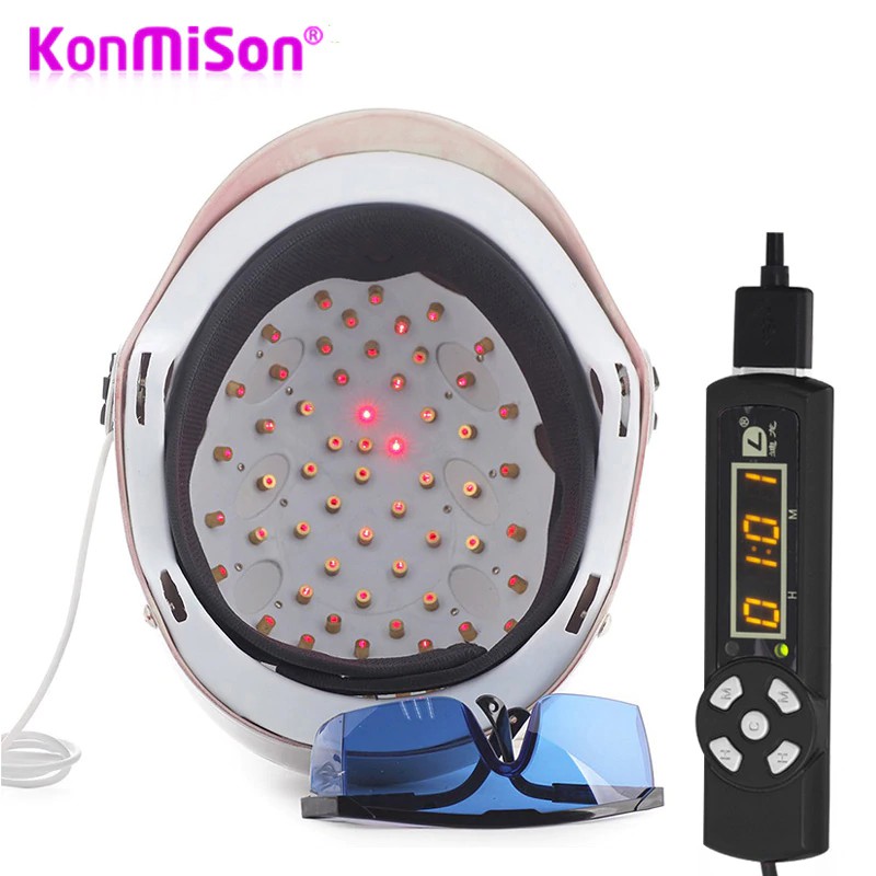 Jual Bebas Ongkir 68 Medical Diodes Laser Hair Growth Helmet Reduce