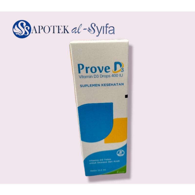 Jual Prove D3 400iu drop/vitamin D3 400iu utk anak dan bayi isi 12.5ml ...