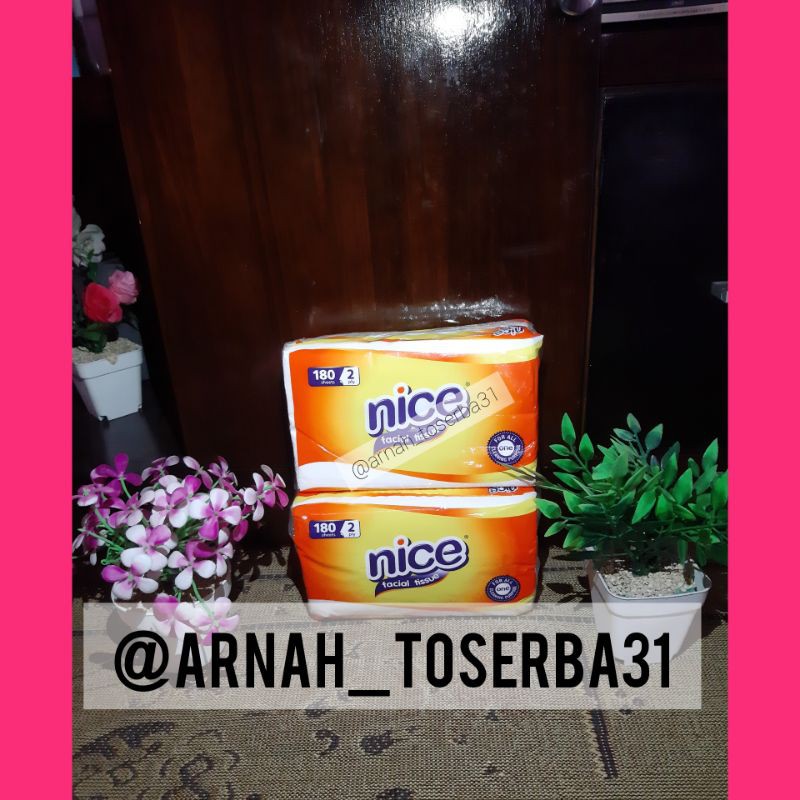 Jual Tissue NICE 180 sheets 2 ply | Shopee Indonesia