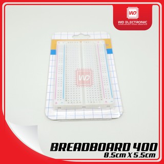 Mini Breadboard Project Board 400 Tie 85x55mm | Shopee Indonesia