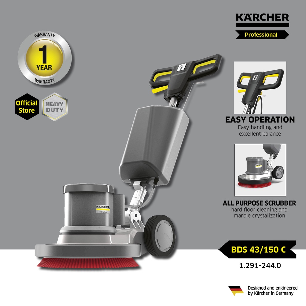 Jual Karcher BDS 43/150 C Classic 1500 Watt Single-Disc Floor Polisher ...