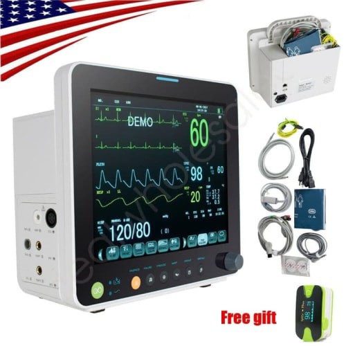 Jual New NEW 12" ICU CCU Vital Signs Patient Monitor 6 Parameters ...