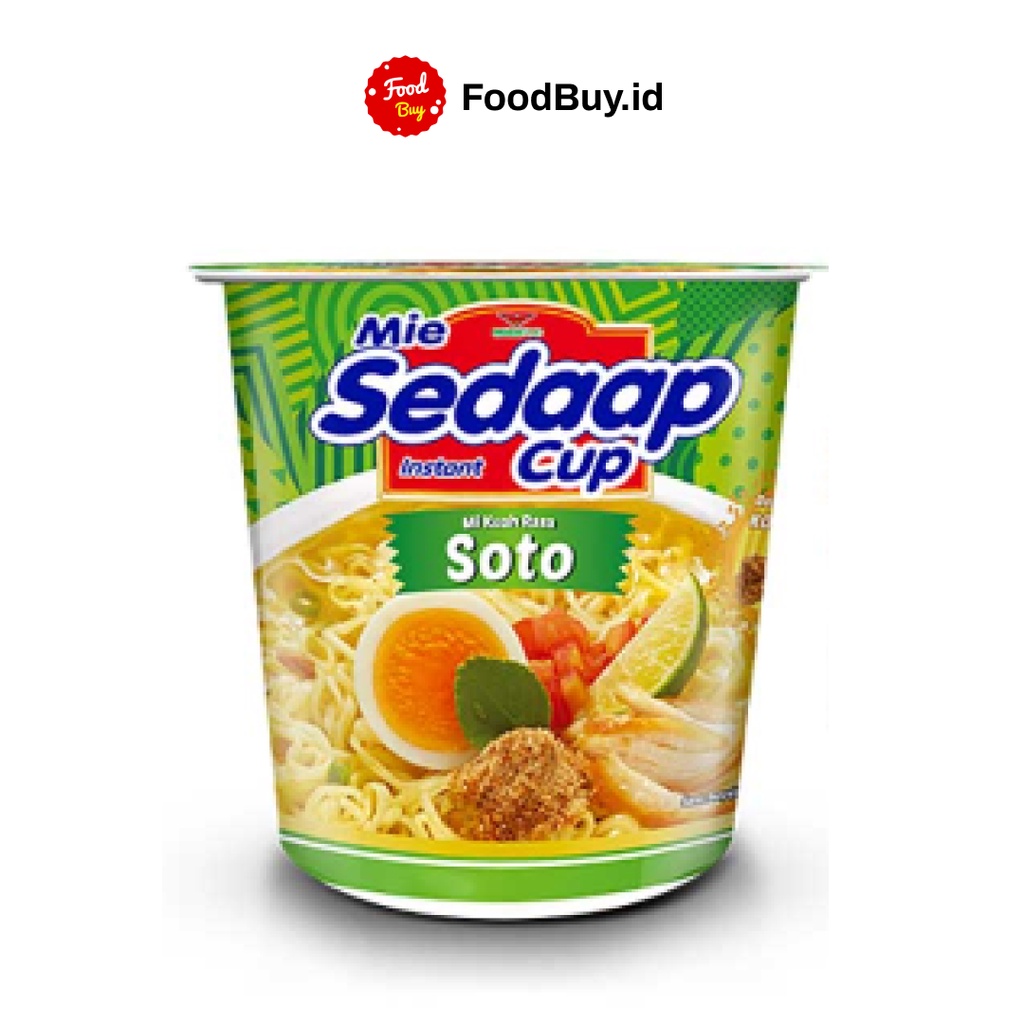 Jual Mie Sedaap Cup Mie Kuah Rasa Soto 81 gr | Shopee Indonesia