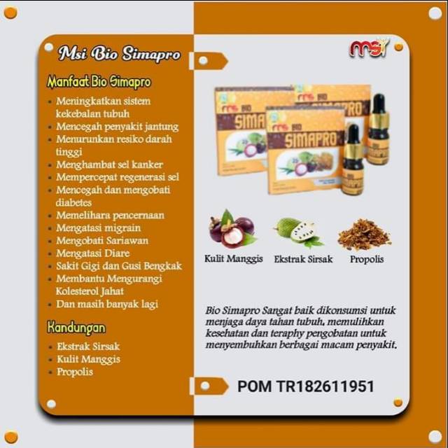 Jual msi bio simapro | Shopee Indonesia