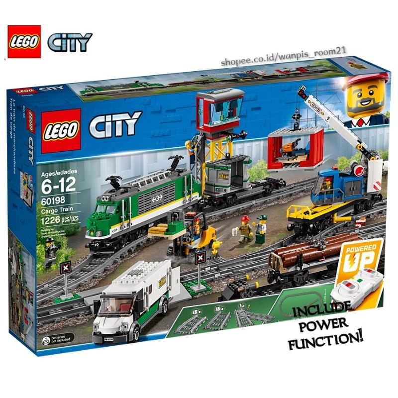 Jual LEGO CITY 60198 Cargo Train - Lego Kereta Api Indonesia|Shopee Indonesia