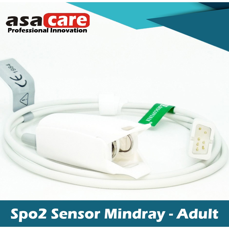 Jual Kabel Saturasi Spo2 Sensor patient monitor Mindray 7 pin Indonesia ...