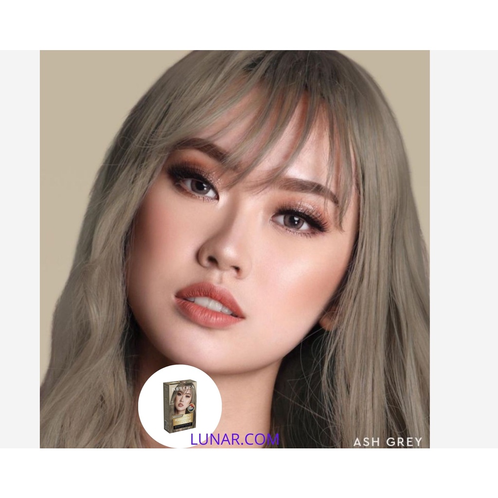 Jual IMPLORA New Permanent Hair Color / Cat Rambut Perwarna Ash Gray ...
