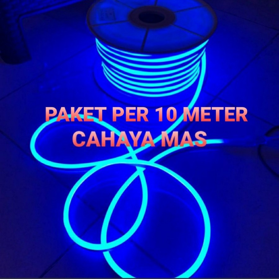 Jual LAMPU SELANG NEON FLEXIBLE 220V LED PER 10 METER IP65 + SOCKET ...