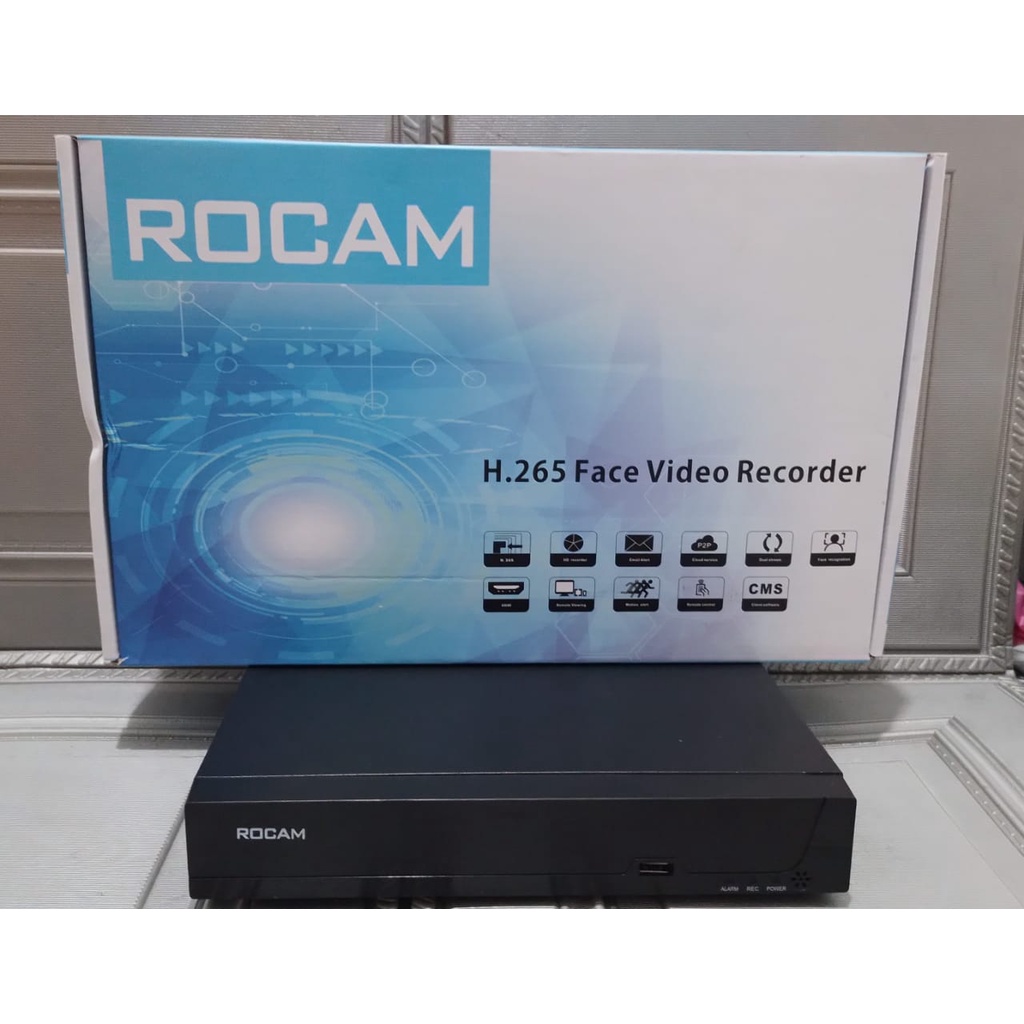 Jual DVR ROCAM 4 CHANNEL H.265 FACE VIDEO RECORDER | Shopee Indonesia