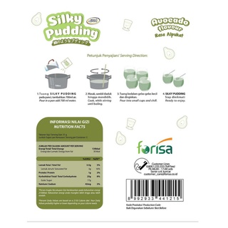 Jual SILKY PUDING 155 GRAM FORISA MOMS RECIPE 6 RASA AVOCADO BUBBLE GUM ...
