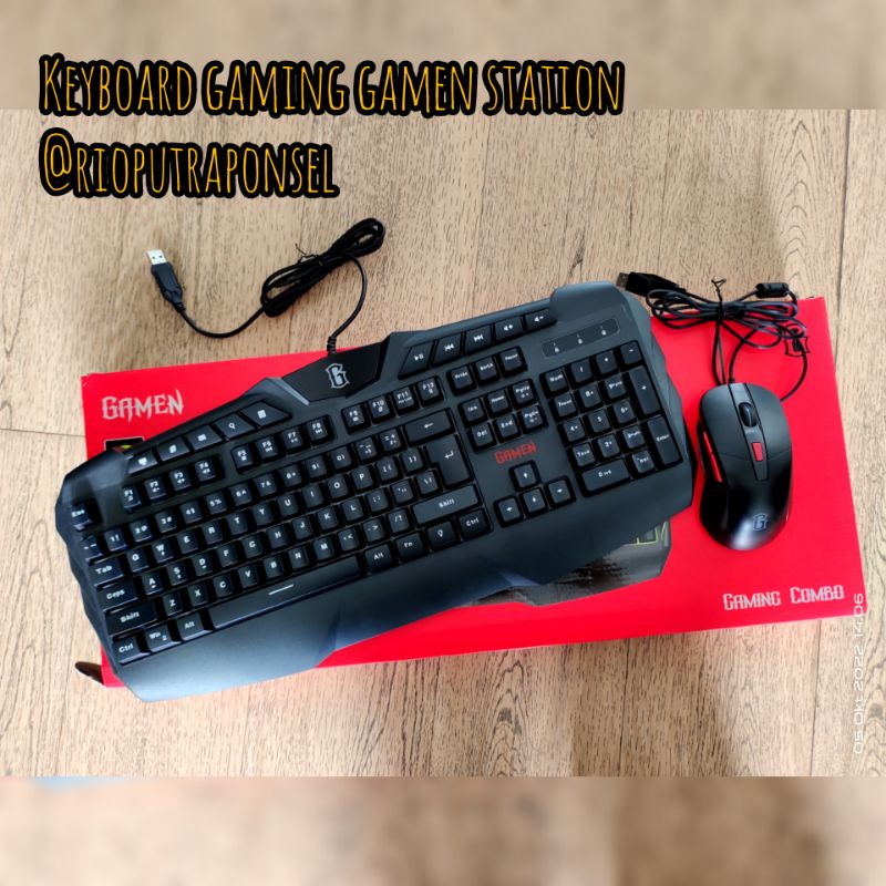 Jual KEYBOARD+MOUSE SET GAMING GAMEN STATION ORIGINAL | Shopee Indonesia Jual KEYBOARD+MOUSE SET GAMING GAMEN STATION ORIGINAL | Shopee Indonesia