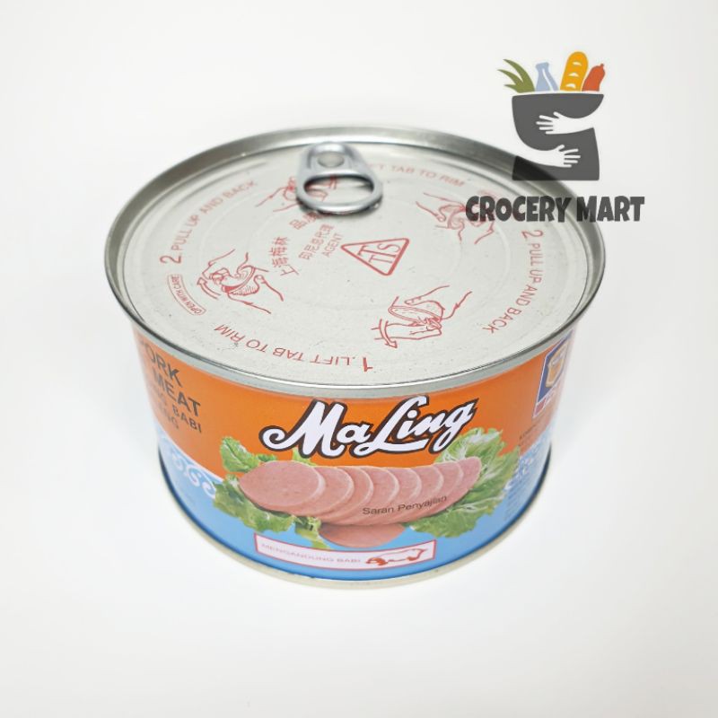 Jual Ma Ling TTS Luncheon Pork Meat 397gram / Daging Ham Babi Maling ...