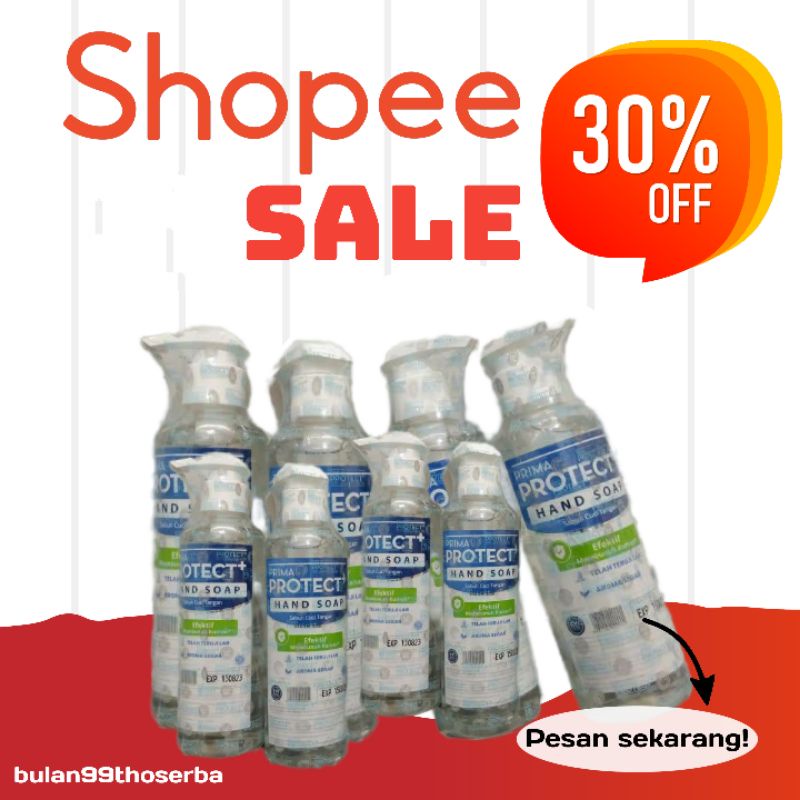 Jual SABUN CUCI TANGAN HEAND SOAP PRIMA PROTECT+ 240ml | Shopee Indonesia