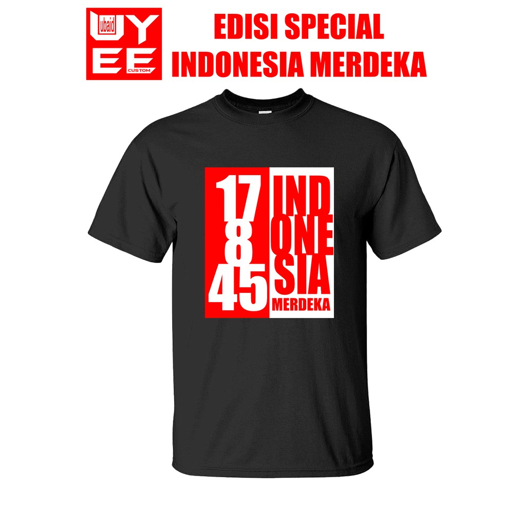 Jual KAOS INDONESIA MERDEKA 001 | Shopee Indonesia