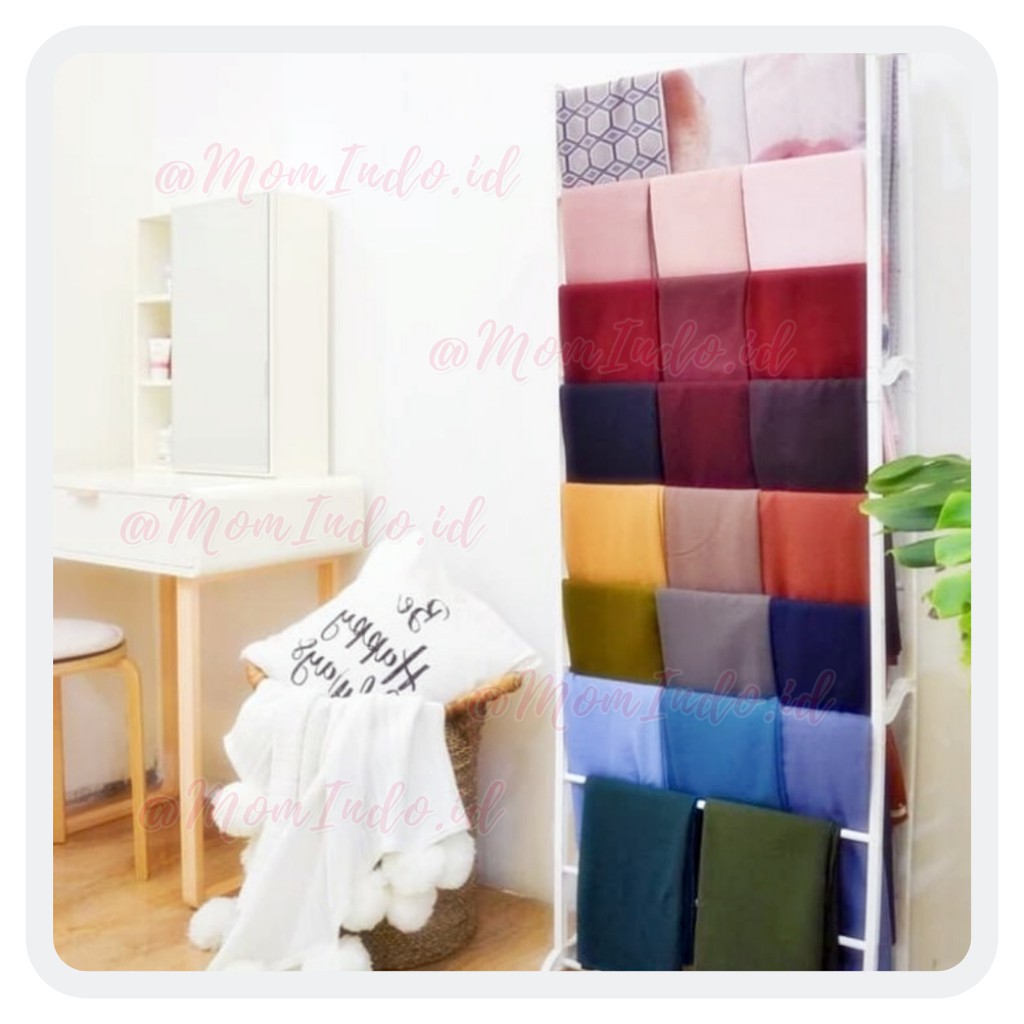 Jual Rak Gantungan Jilbab Hijab Kerudung Susun 10 Tingkat Multifungsi ...
