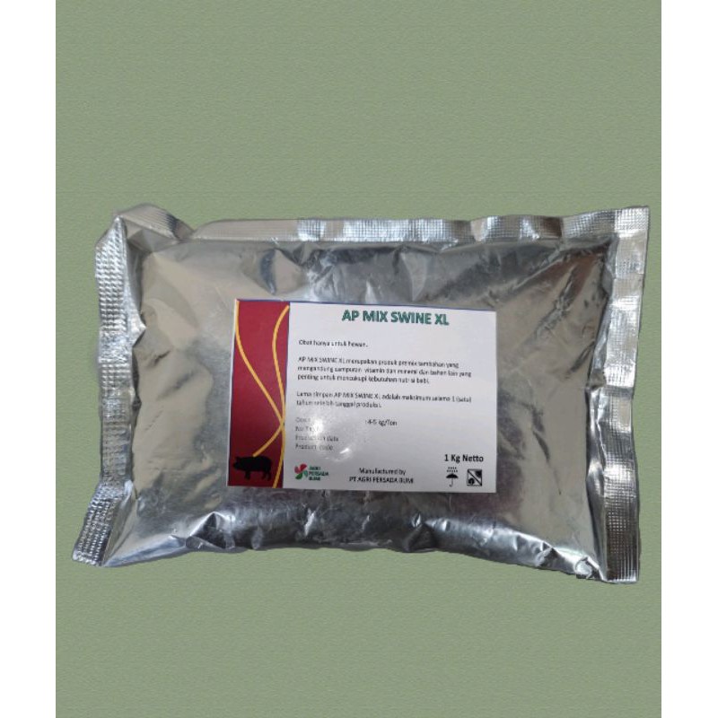 Jual AP MIX SWINE XL @1KG ( Premix Tambahan Pakan Induk Babi) | Shopee ...