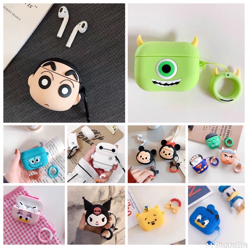 COD Case Airpods 2 3D Premium Gen 1 Lucu Karakter Inpods 12 Polos Hitam ...