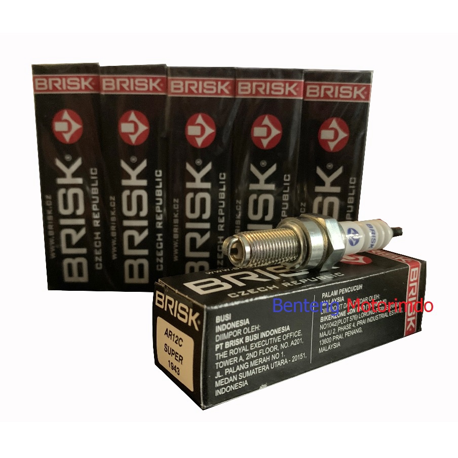 Jual Busi Motor BRISK Super - AR12C - Bebek - Matic - Sport - Panjang ...