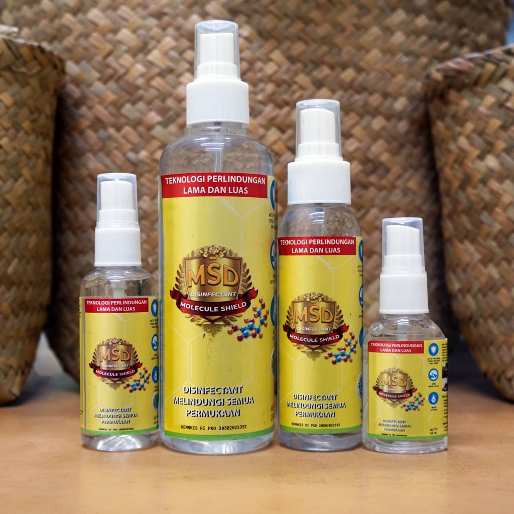 Jual MSD (Molecule Shield) Disinfectant, Ukr 250 Ml | Shopee Indonesia