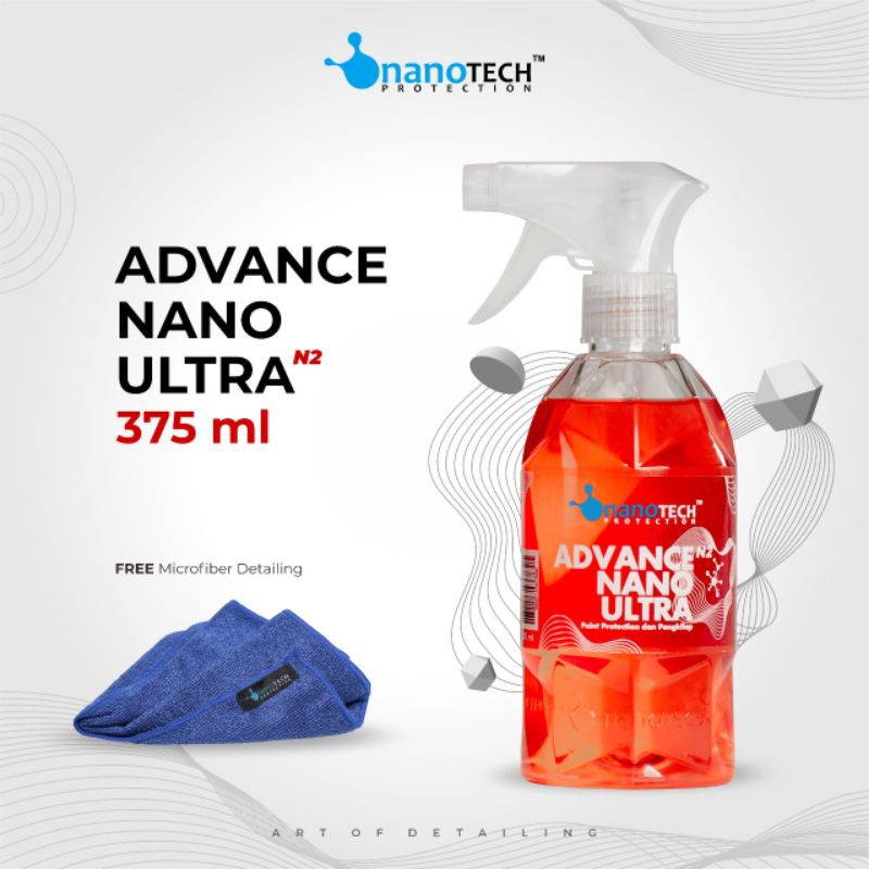 Jual ADVANCE NANO ULTRA NANOTECH PROTECTION 375ml free lap microfiber ...