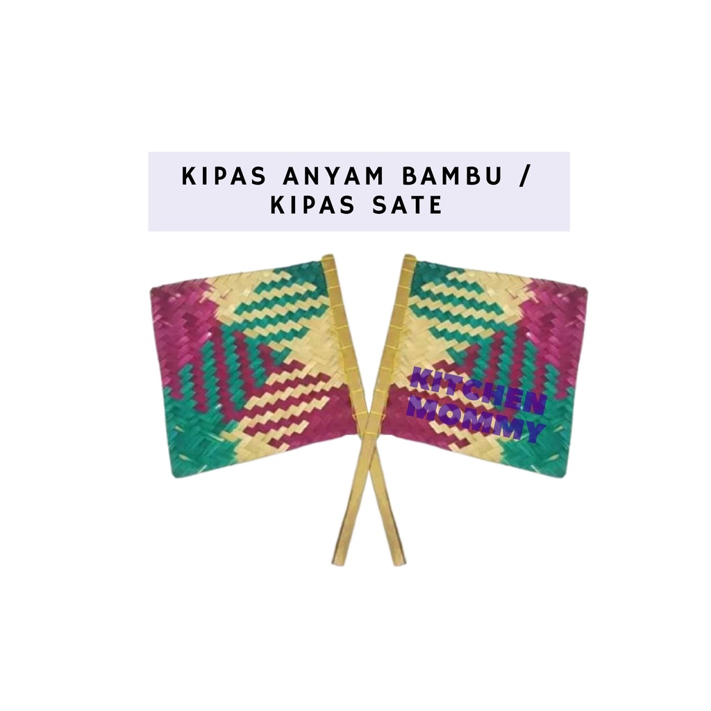 Jual Hihid Kipas Angin Anyaman / Kipas Anyaman Bambu / Kipas Tangan ...