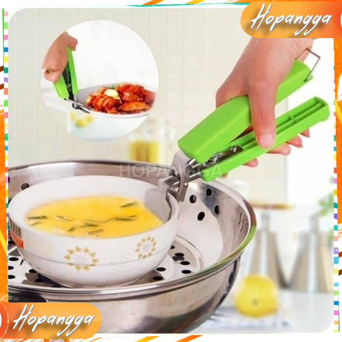 Alat Pemegang Penjepit Pencapit Mangkok Panci Loyang Oven Anti Panas ...