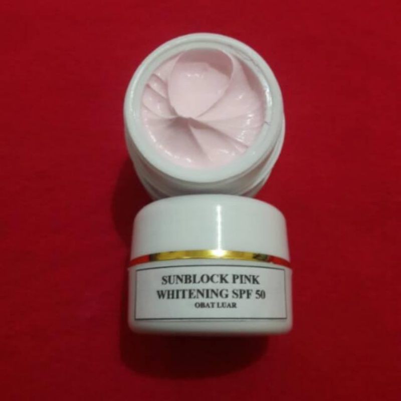 Jual Sunblock Pink Whitening SPF 50 | Sunblok Pink Pemutih SPF 50 ...
