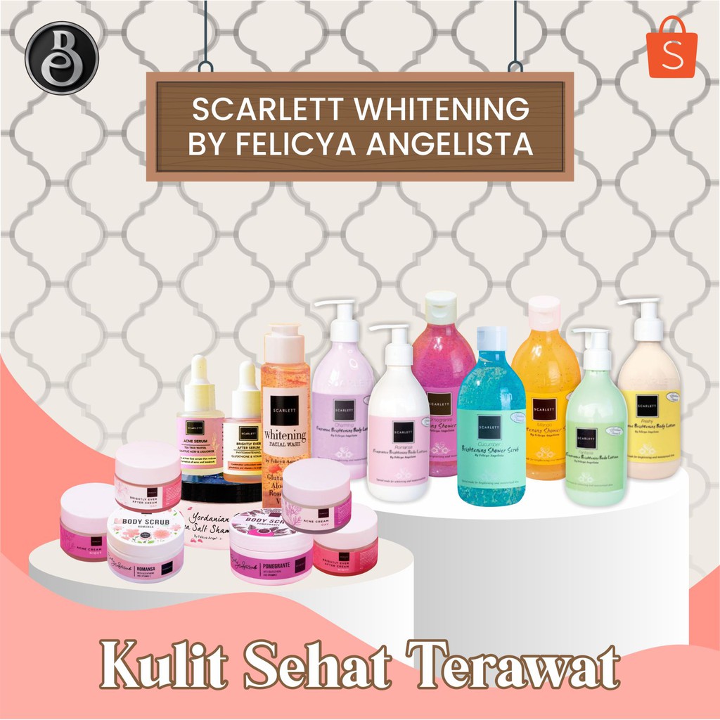 Jual SCARLETT WHITENING BODY LOTION BY FELICIA ORIGINAL BPOM DAN HALAL READY STOCK Indonesia ...