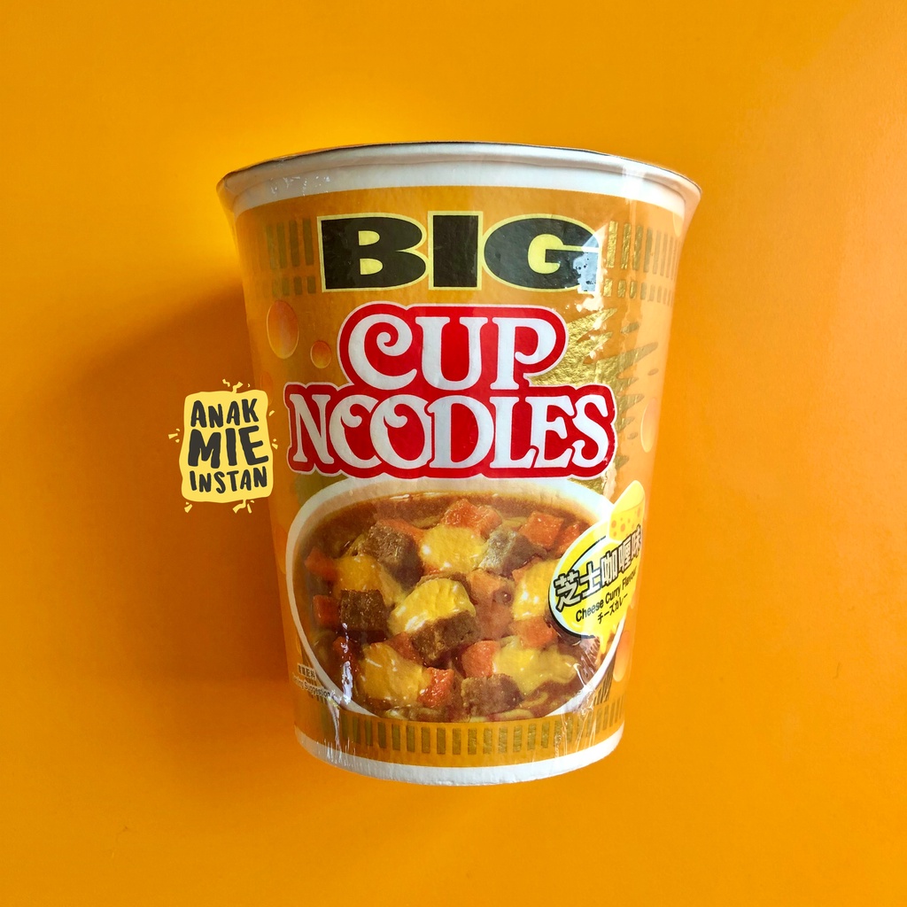 Jual Nissin Cup Noodles BIG Cheese Curry (edisi HK) | Shopee Indonesia