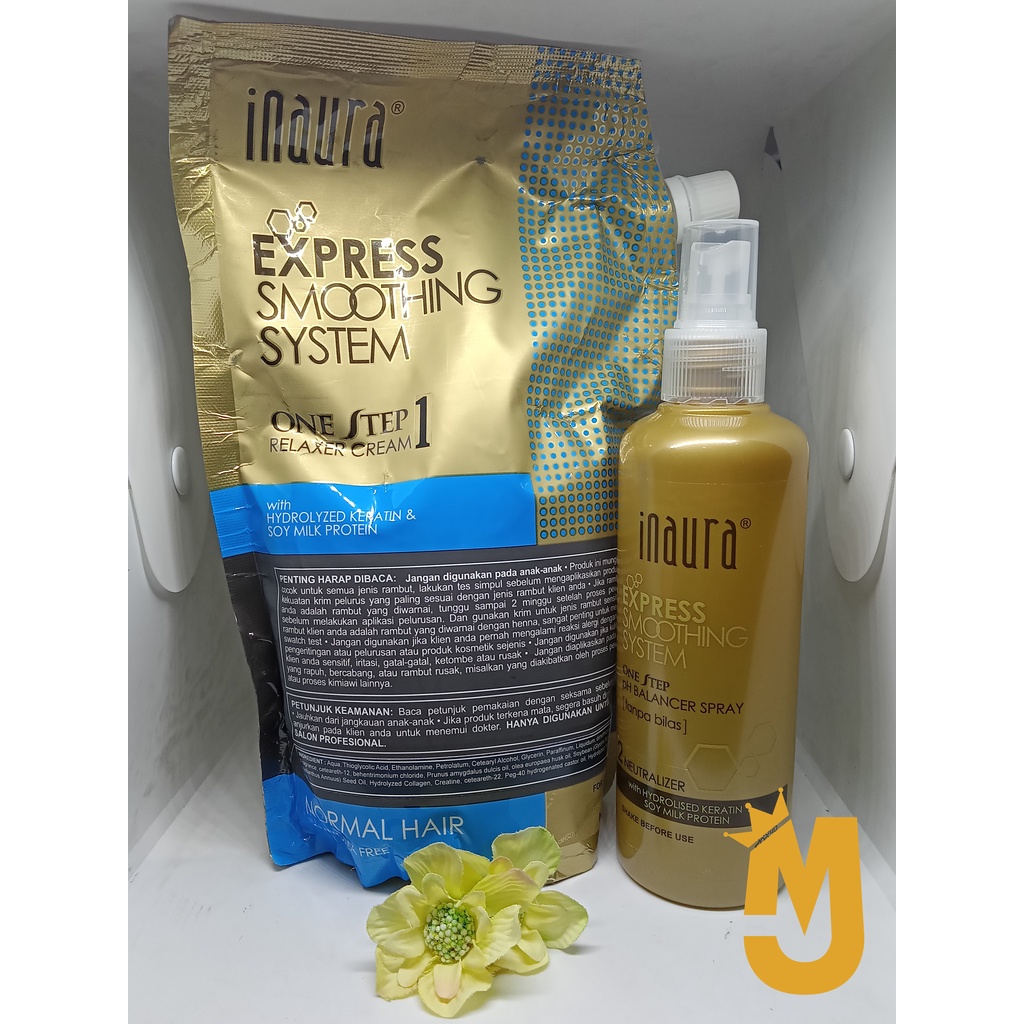 Jual Inaura One Step Express Smoothing System 750g 200g | Shopee Indonesia