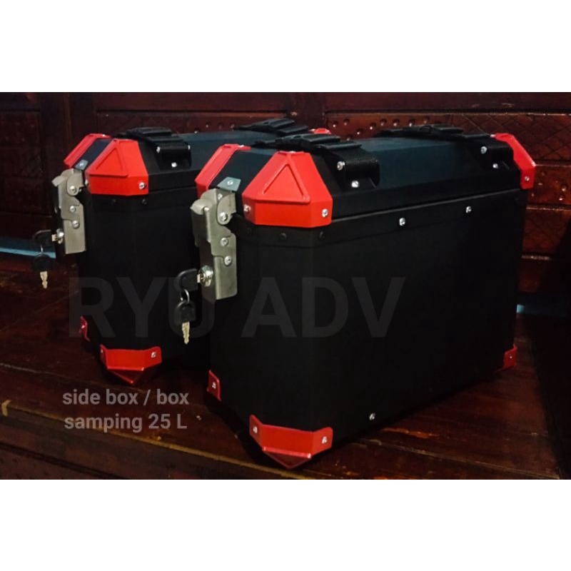 Jual side box pannier motor 25 liter universal | Shopee Indonesia