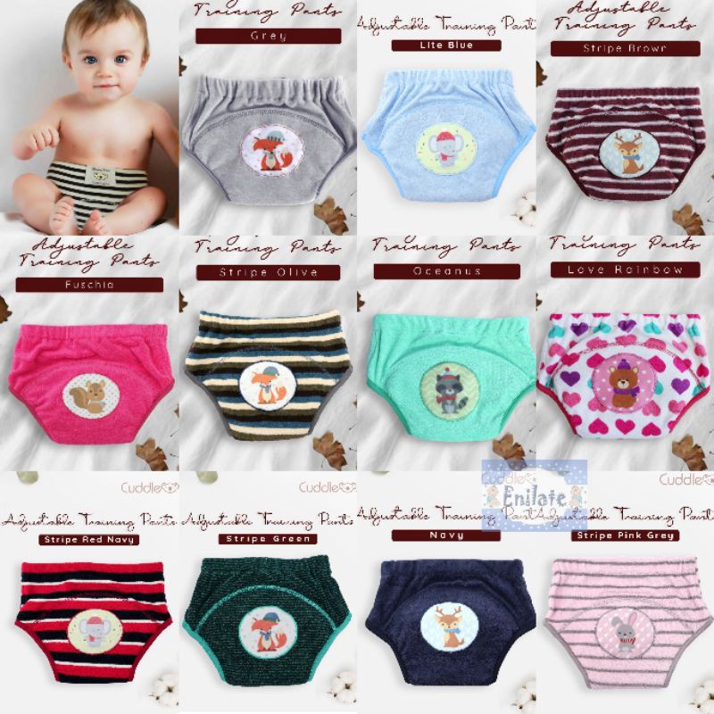 Training Pants Cuddle Me Adjustable Celana Ompol Belajar Potty Training ...