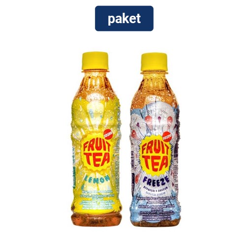 Jual Sosro Fruit Tea Lemon 350 mL + Sosro Fruit Tea Freeze 350 mL ...