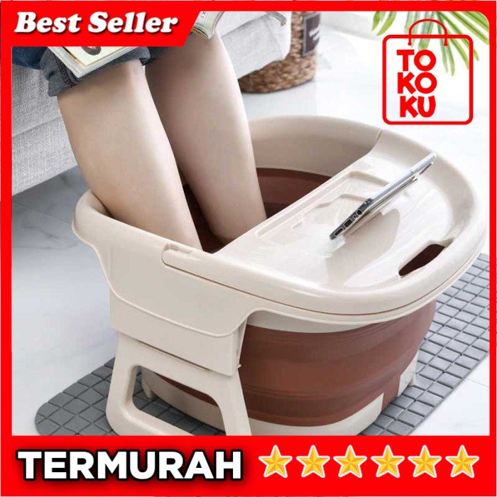 Jual TOKOKU Bak Ember Baskom Air Lipat Rendam Kaki Manicure SPA ...