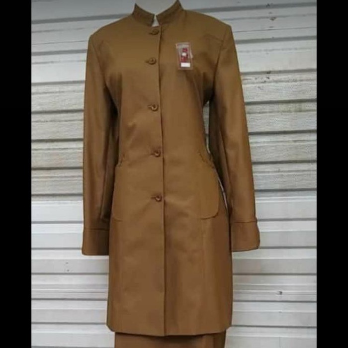Jual WANITA-PNS-SERAGAM- BLAZER KERJA PEMDA SERAGAM DINAS PEMDA SERAGAM DINAS ASN BAJU KHAKI ...