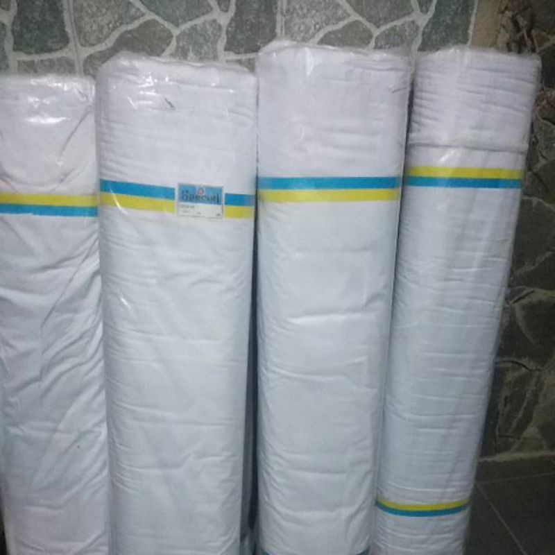 Jual Kain putih lebar 240cm background foto kain kafan (1 meter ...