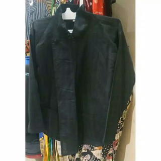 Surjan Hitam / Surjan Tenun Hitam / Baju Adat Nusantara | Shopee Indonesia