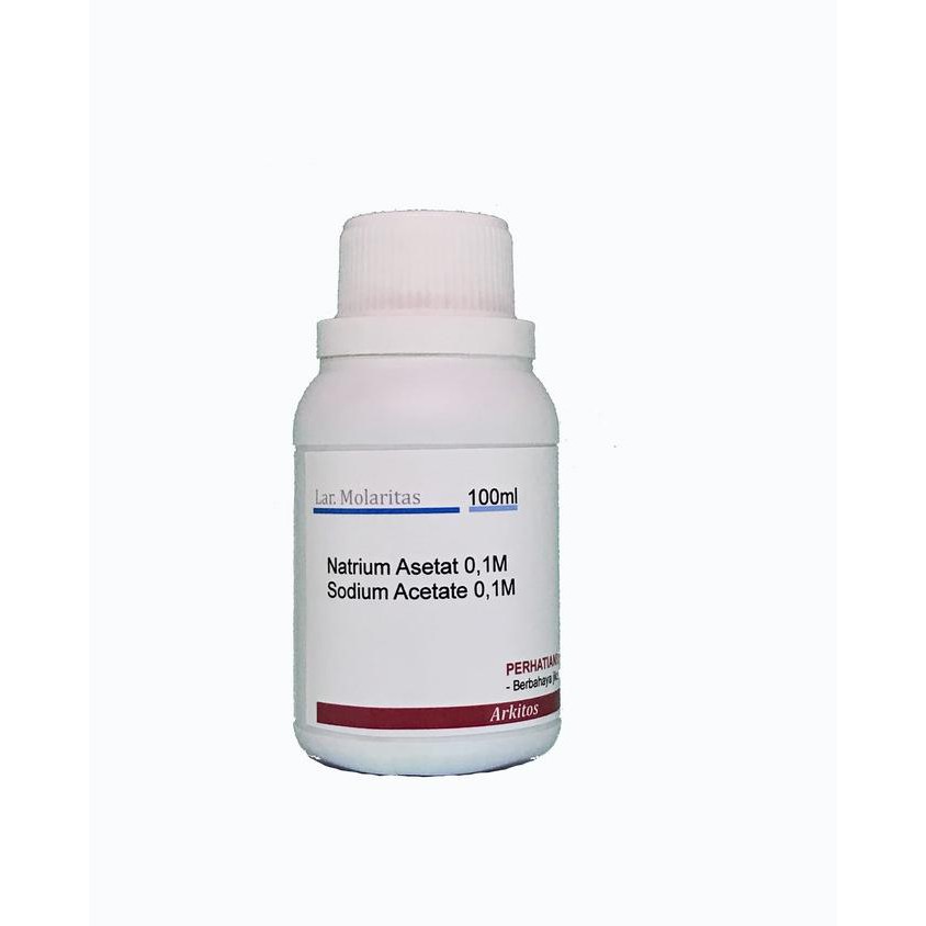 Natrium Asetat 0,1M |Larutan Sodium Acetate 0,1 Molar Arkitos Chemical ...
