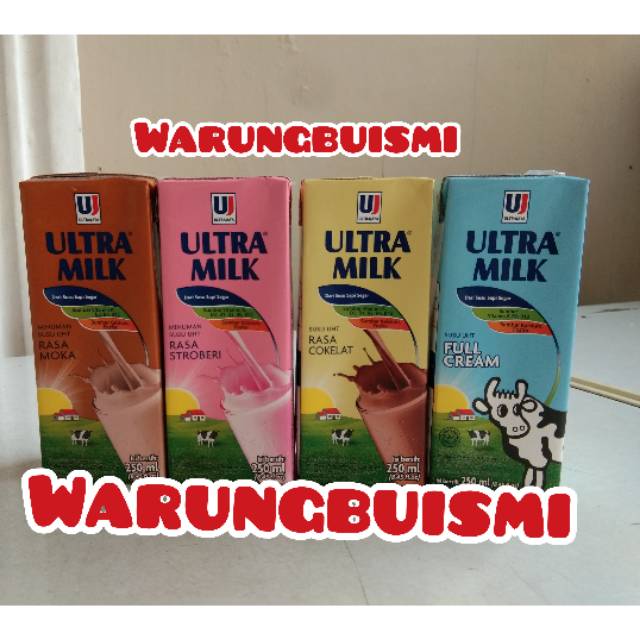 Jual Eceran Murah & Promo | Susu Ultra Milk 250ml Satuan Indonesia ...