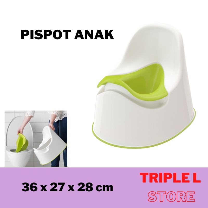 Jual Pispot Anak Potty Training Anak Anti Slip Dengan Sandaran LCKG ...