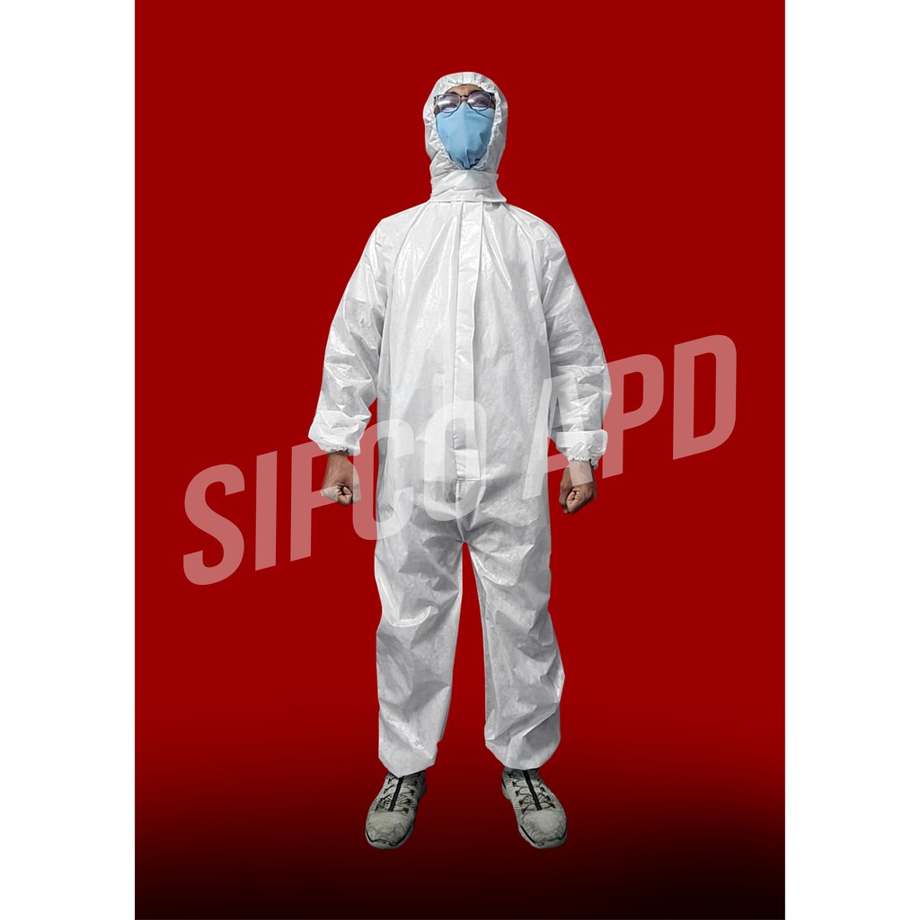 Jual APD - HAZMAT SUIT 45 Gsm Laminated | Shopee Indonesia